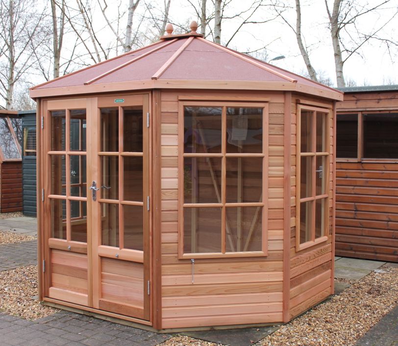 Alton Cedar Summerhouse - MICKLETON | Greens Garden Buildings